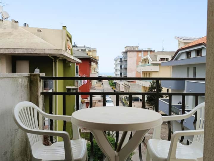 Rg011  Bellaria, Bright One-bedroom Seafront - Bellaria-Igea Marina