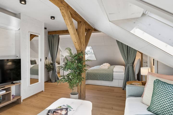 Waterfront Penthouse | Ac | Rooftop | Free Parking - Zürich