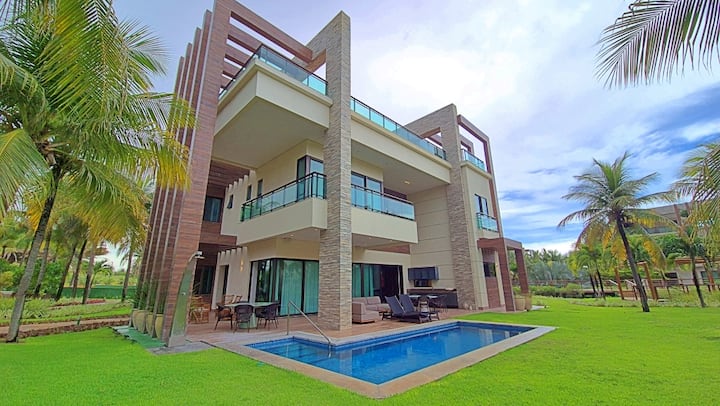 Luxo & Conforto | Mansão Em Aquiraz Riviera - Aquiraz