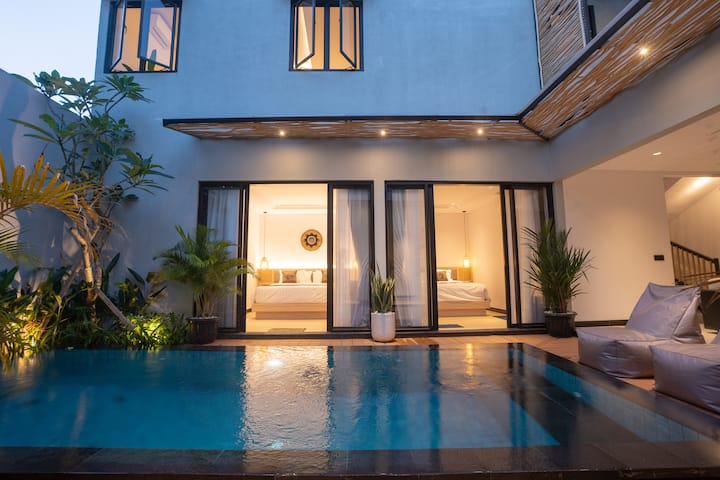 New 3 Bedroom Villa Private Kitchen - Balcony - Jimbaran