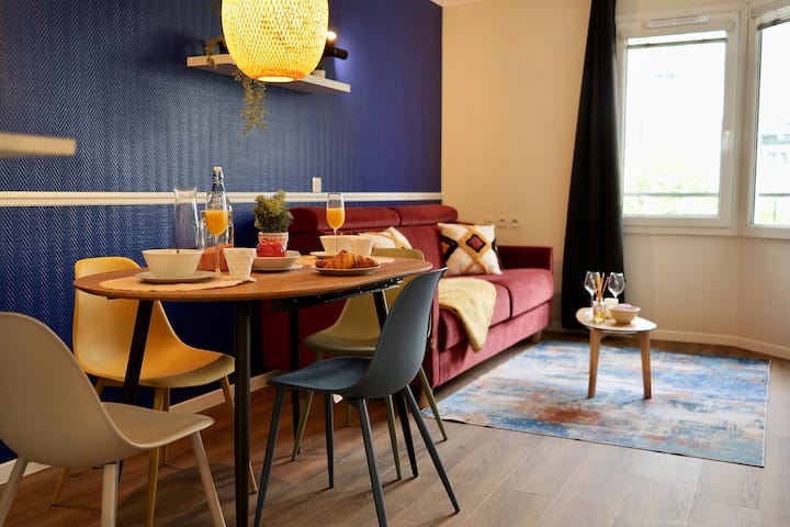 2p Confort – Pte De Versailles – 4 Pers - Parking - Issy-les-Moulineaux