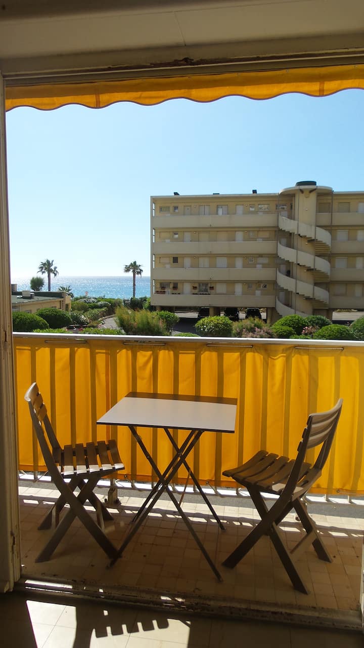 Studio Vue Mer & Accès Direct Plage - Île du Levant
