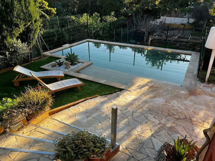 Villa Tranquila Con Piscina Privada En Torrent - Cheste