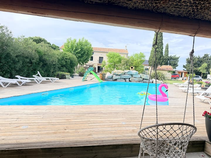 Mas Avec Piscine Et Jacuzzi Calme Absolue Arles - Arles