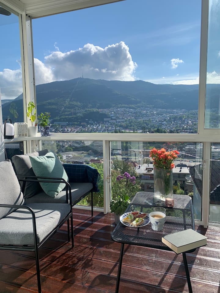 Panoramaleilighet - Aéroport de Bergen (BGO)