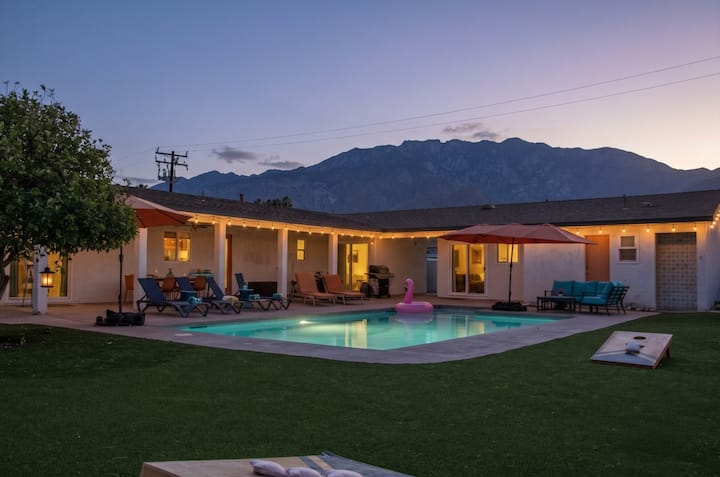 New! Casa Del Sol: Pool, Bungalow & Games - Palm Springs