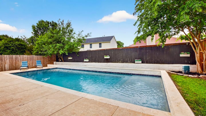 Private Pool | Fire Pit | Near Grapevine Lake - Coppell, Teksas, TX