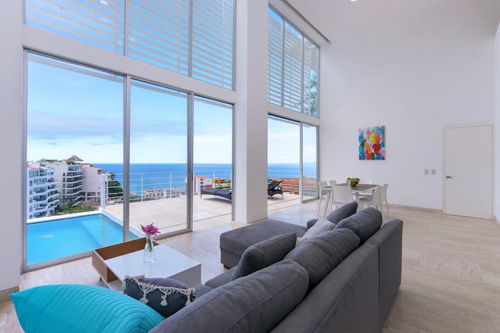 Ocean Views, Private Pool, Zona Romantica - Puerto Vallarta