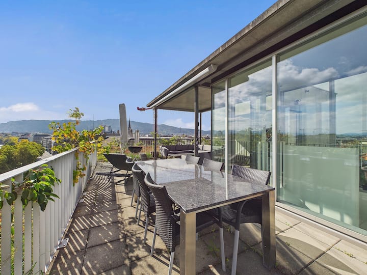 Duplex Penthouse With Private 360 Rooftop Near Hb - Canton de Zürich