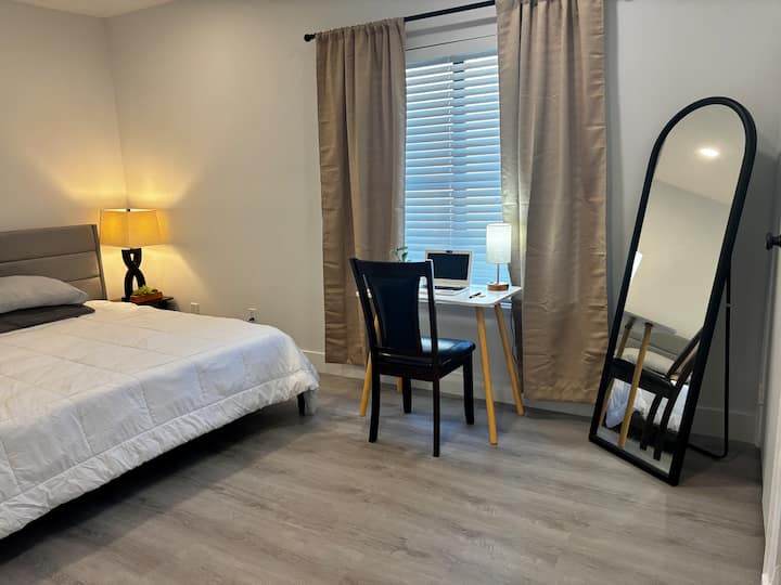 2 Furnished, Private Bedrooms With Baths & Parking - Santa Ana, CA