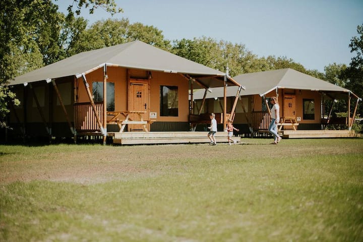 Cozy Safari Tent For 6 Persons - Ommen