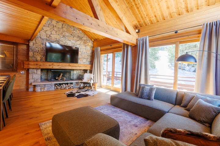 Chalet Chaleureux Au Calme, Vue Sur Montagne - Méribel
