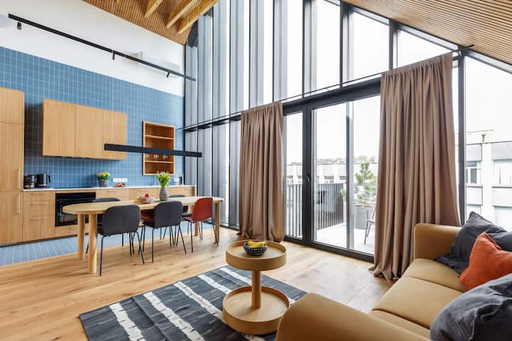 Exclusive Designer Apartment In Paupys - Vilna