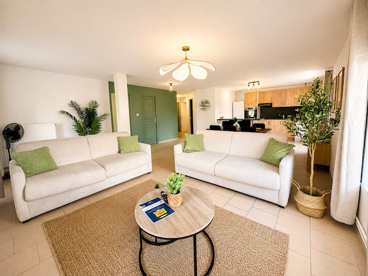 Appartement 2 Chambres - Parking Gratuit Sécurisé - Aire-sur-la-Lys