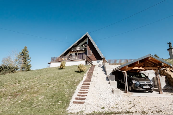 Chalet "Doubs Panorama" Avec Vue Extraordinaire - Mouthe