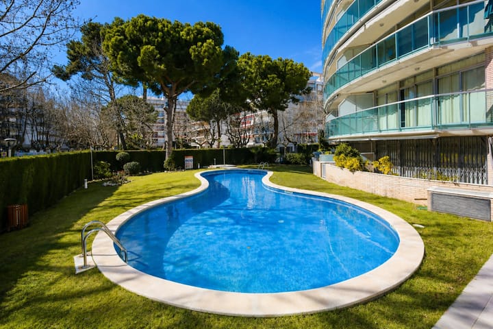 Appartemen Centre-ville, Avec Piscine Et Clim - Salou