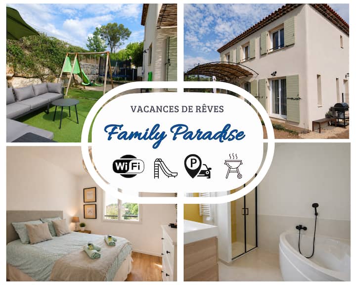 Villa Family Paradise - Climatisation - Famille - Fayence