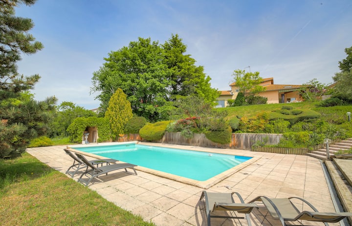 Villa Avec Piscine Et Vue Exceptionnelle - Parc de Courzieu
