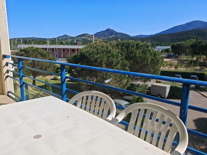 Appartement Vu Port Et Montagne, Piscine, Parking - Argelès-sur-Mer