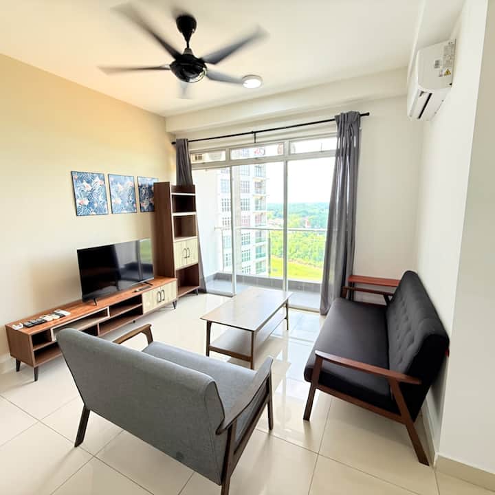 Cozy 2b2r 8 Pax Condo Kulai Near Jpo Senai Airport - Kulai