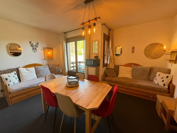 Risoul - Studio Cabine Cosy 7 Pers - Risoul