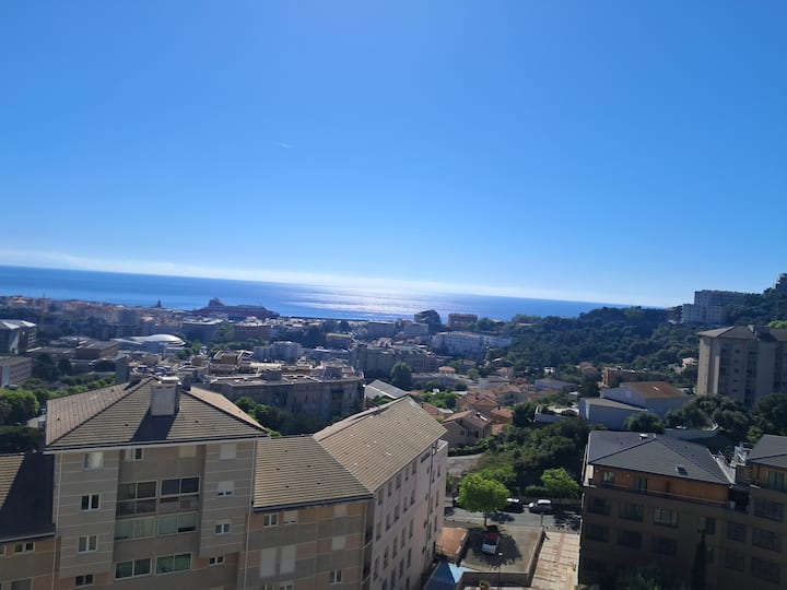 Studio Climatisé Avec Vue Mer - Plage Farinole