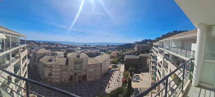 Studio Climatisé Avec Vue Mer - Bastia