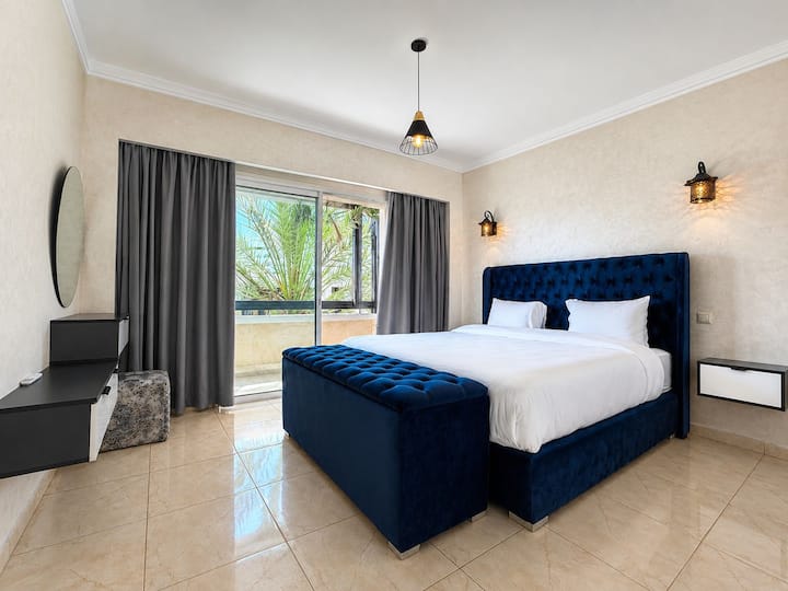 New! Marina Stylish 2br / Balcony - Agadir