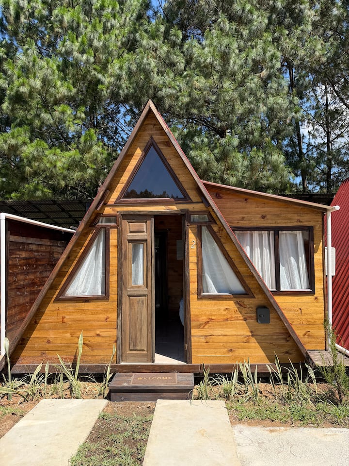 Cabaña Alpina Con Jacuzzi Junto Al Bosque - Chiapas