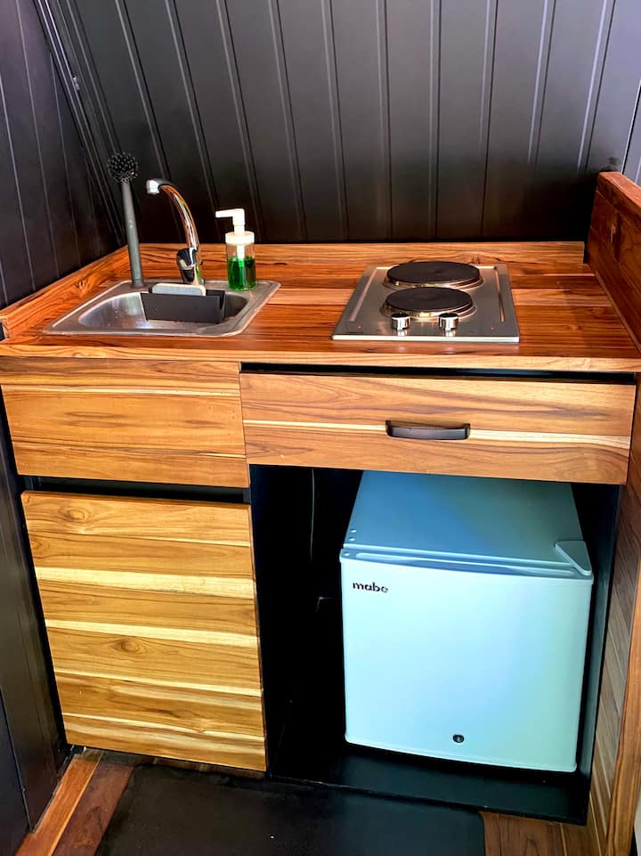 Cabaña En Bosque | Ventanal + Terraza | 2 Pax - Querétaro