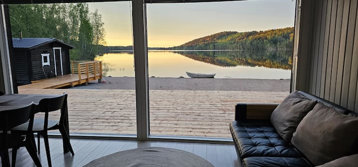 Varusteltu Mökki Porealtaalla Ja Saunalla - Uurainen