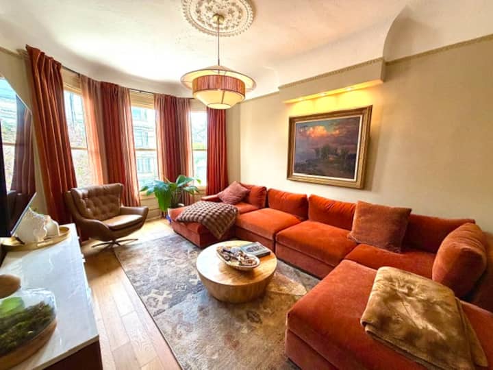 Designer 2br Edwardian/central Sf +Transit - Haight-Ashbury - San Francisco