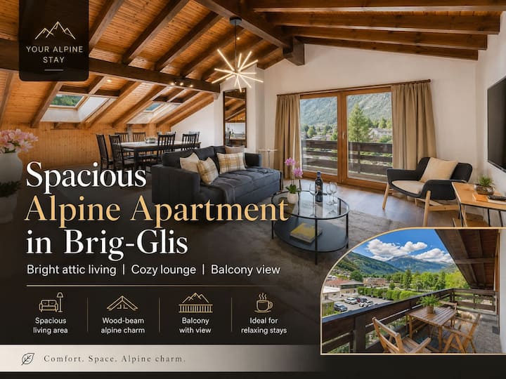Appartement Spacieux à Brigue-glis - Riederalp