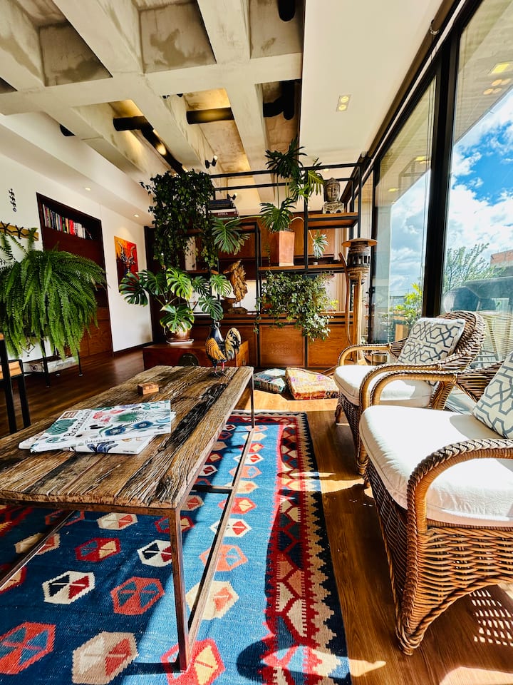 Lux 87m²: King Bed, Hot Tub, Pvt Office, Breakfast - Kolumbien