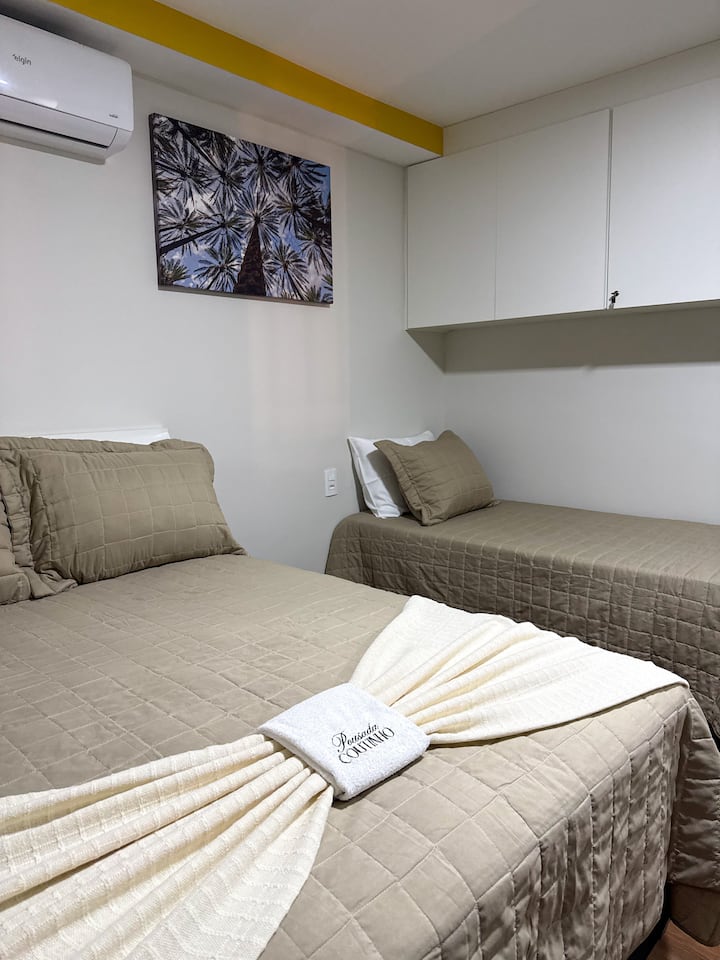 Suite 7 / 1ºandar/piscina/ar Cond/12min De S.negra - Amparo