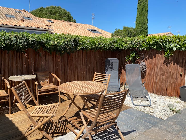 Maison En Résidence Piscine Plage Et Nature - Vic-la-Gardiole