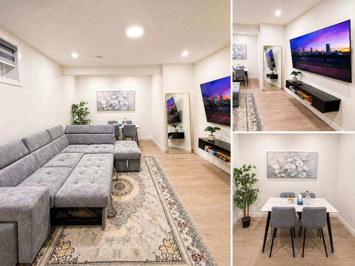 Basement Suite W/ Kitchen • Yyc Airport + Parking - Alberta