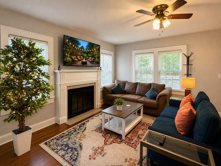Cozy Haymount•2bdr• 15 Mins To Ft. Bragg! - Fayetteville, NC