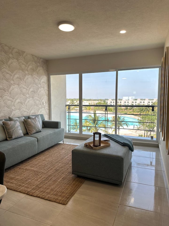 Departamento Azul/alberca - Costa Dorada