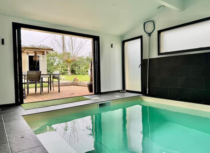 Proche Bassin D’arcachon Avec Piscine D’intérieur - Mios