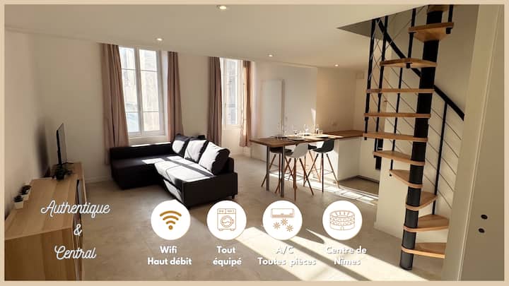 Spacieux Appartement Rénové - Cœur De Nîmes - Nîmes