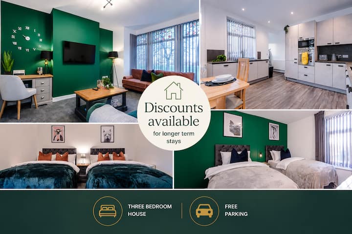 Contractor Stays - Long Stay Discount - Big House - Bradford, United Kingdom