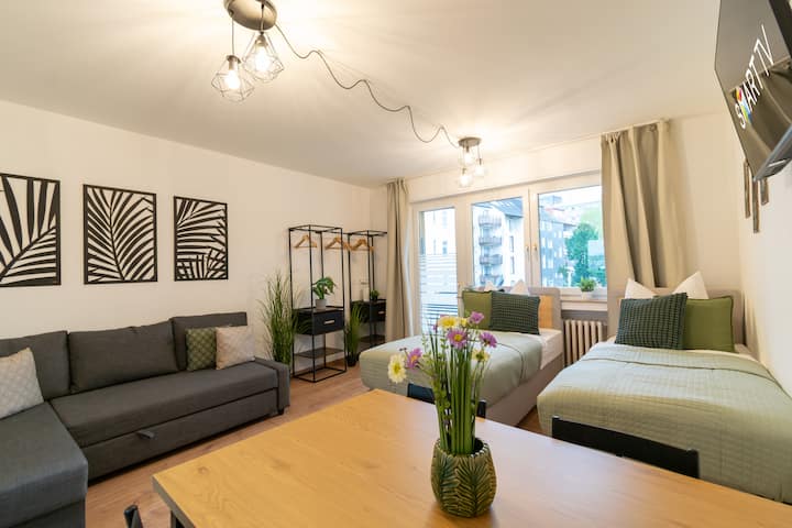 Top Lage! Helles 1,5-zimmer Für 4 Mit Balkon - Essen main station