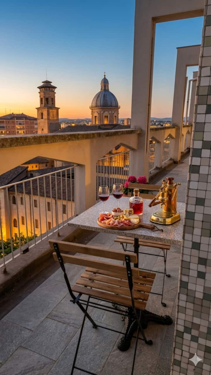 Attico Con Vista Panoramica - Reggio Emilia