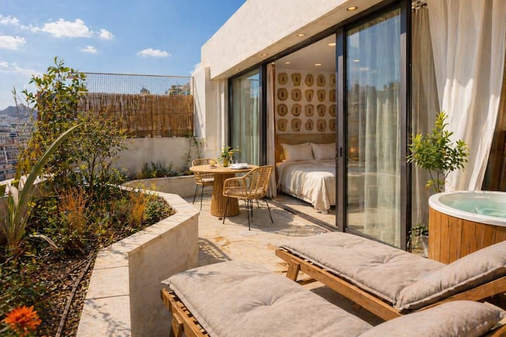 Rooftop Terrace Suite In Central Athens - Athens