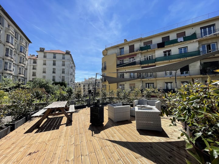 Pf Nice Center, 3 Rooms With Roof Top! - ibis budget Nice Californie Lenval