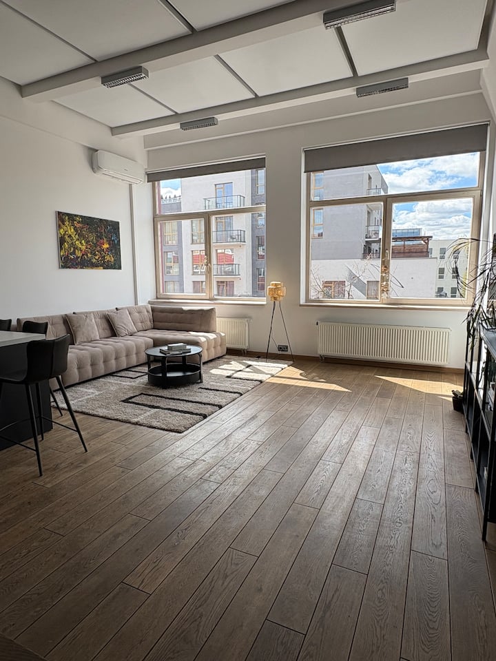 Spacious Loft 6 Guests + Ac, 54 - Vilnius