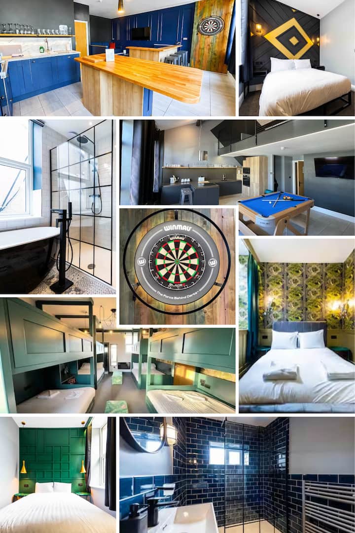 Blackpool Town Getaway - Pool Table & Dartboard - 블랙풀