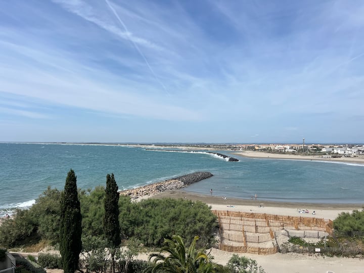 Séjour Bord De Mer : T2 Avec Piscine & Parking - Sète