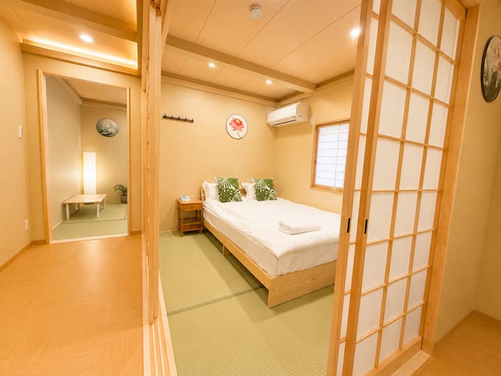 长住特惠|全新两房一厅・独立卫浴|步行3分钟到车站|11分钟直达难波|洗烘一体机完备 - Sakai